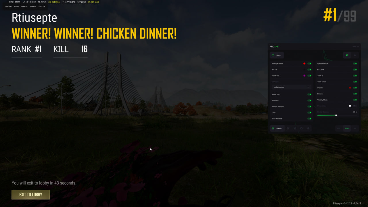 ARCANE ESP - PUBG | Cheatrise